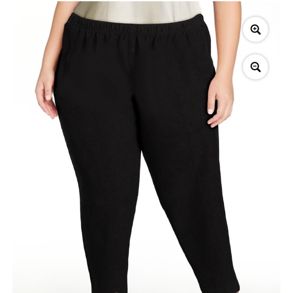 Just My Size | Pants & Jumpsuits | Just My Size Black Corduroy Pull On ...